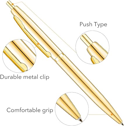 Gold Click Style Pen – Engraving Reimagined