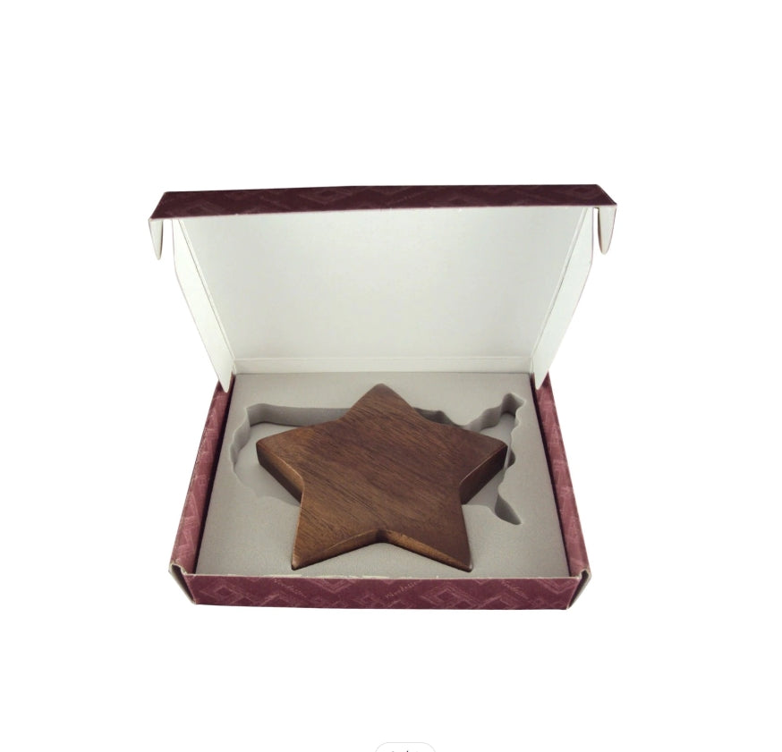 Walnut Paperweight - Star – Engraving Reimagined